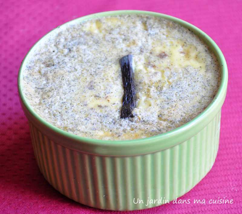 crème vanille - Un jardin dans ma cuisine