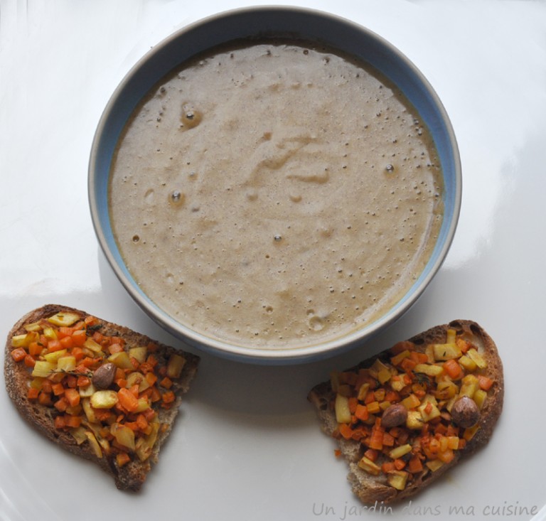 soupe cèpes pommes de terre - Un jardin dans ma cuisine