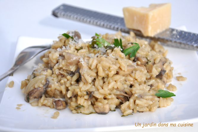 gratin de ravioles aux champignons - Un jardin dans ma cuisine