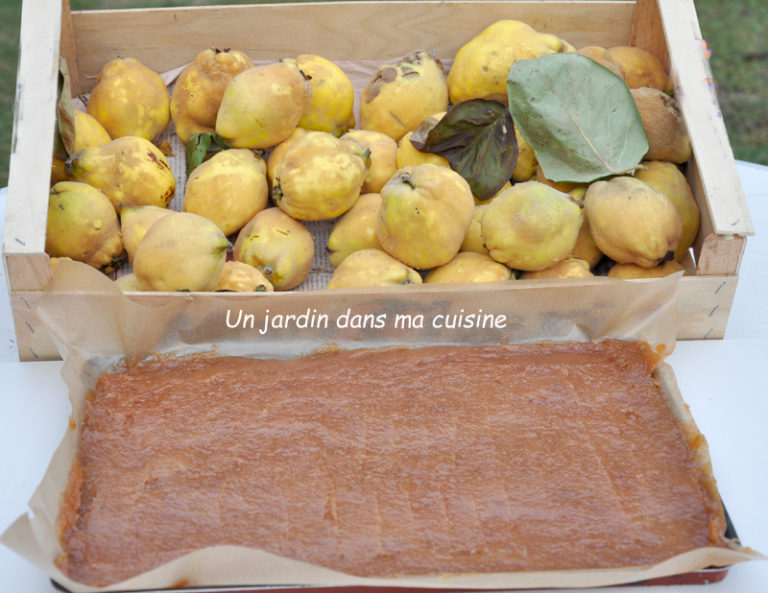 pâte de coings - Un jardin dans ma cuisine