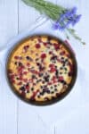 clafoutis fruits rouges - Un jardin dans ma cuisine